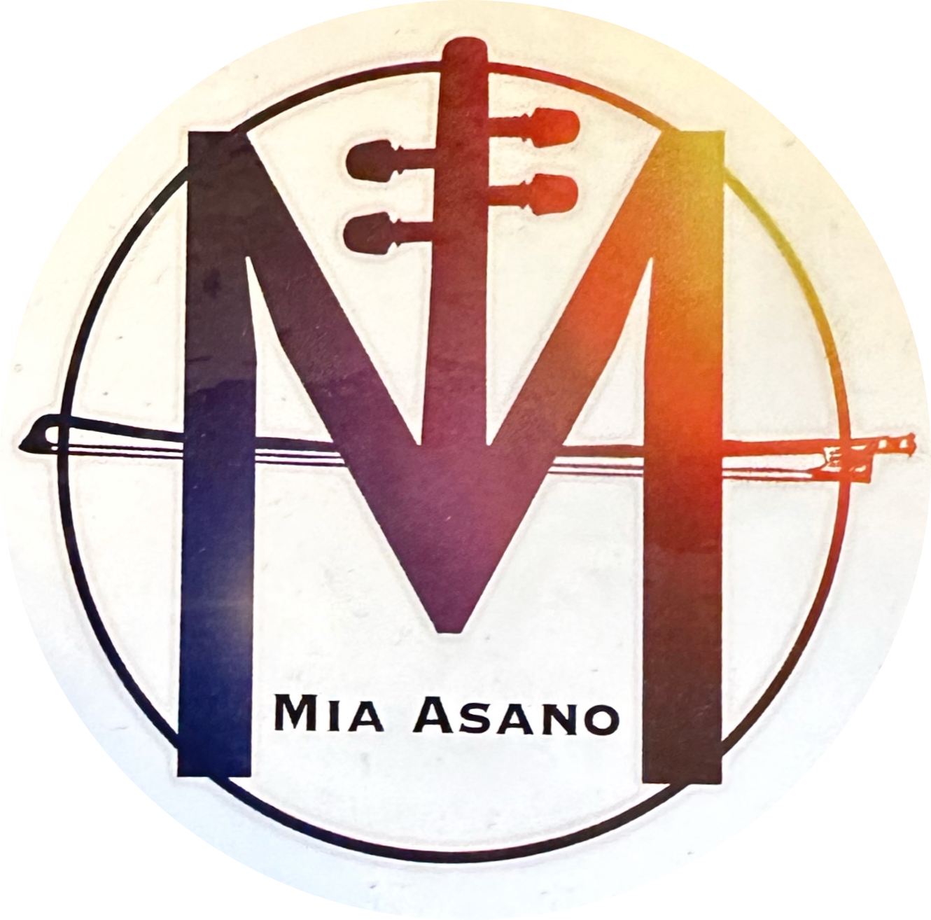 Mia Asano Logo Sticker