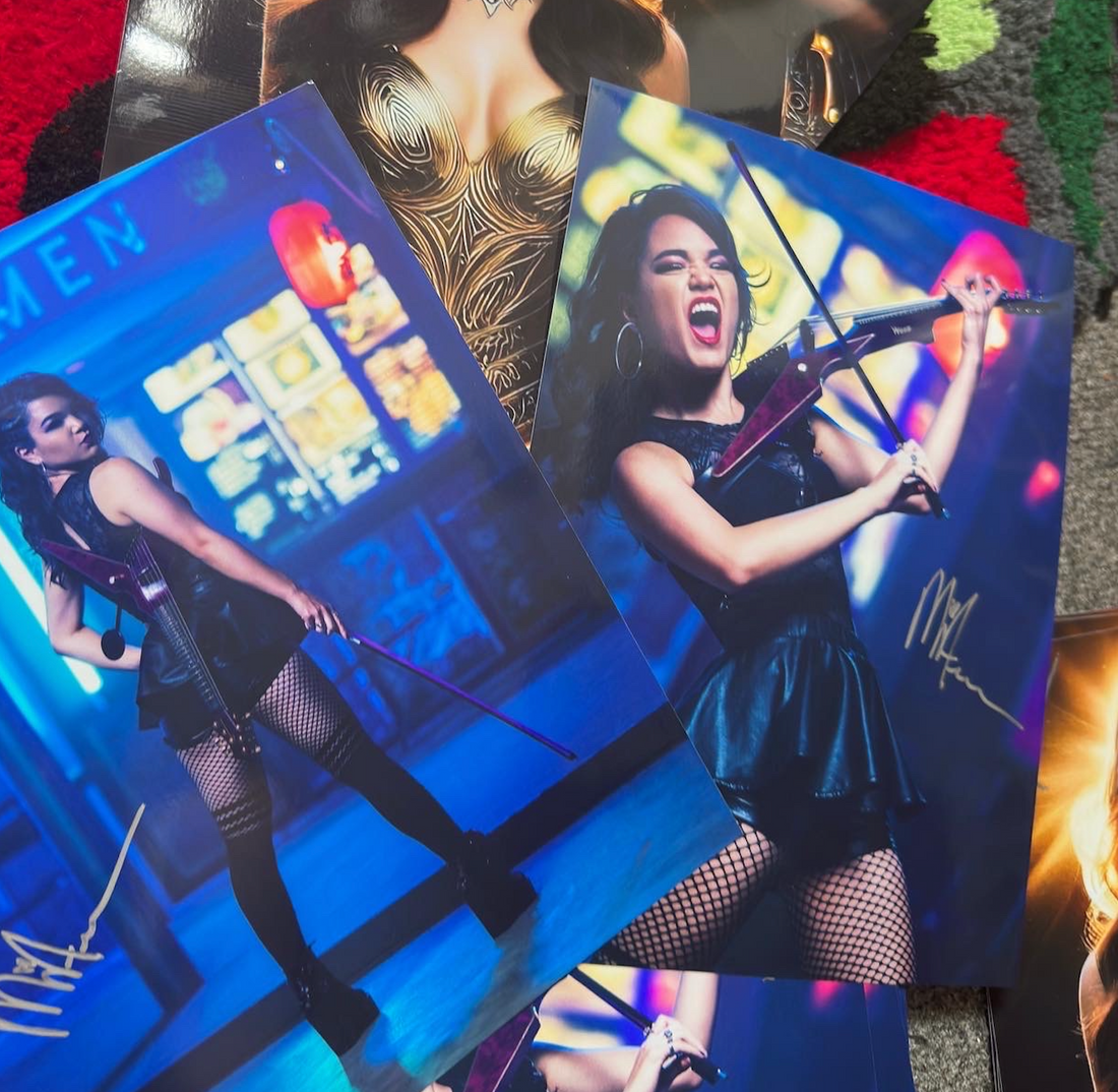 Mia Asano Action Shot Signed Print