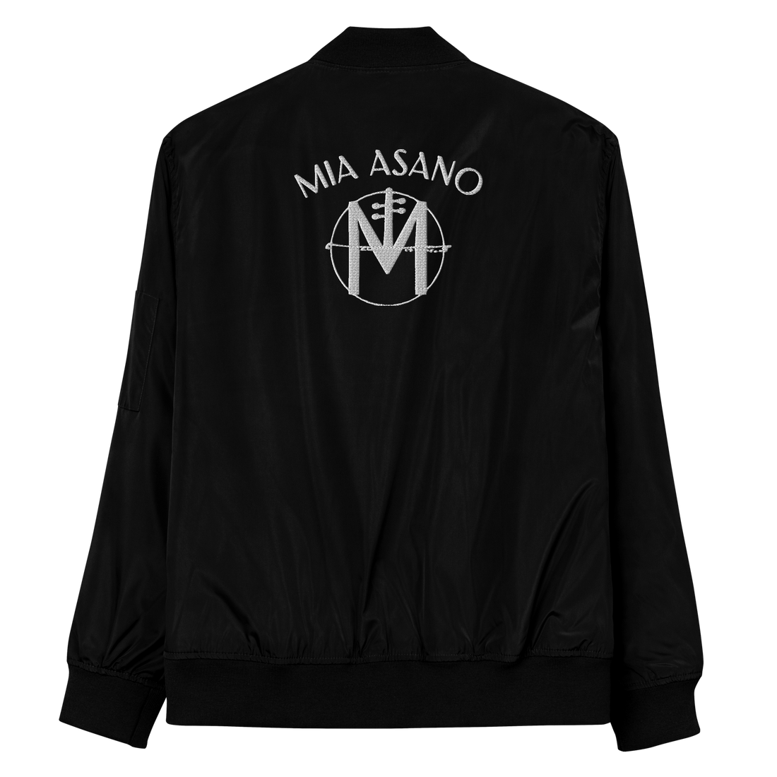 Mia Asano Logo bomber jacket